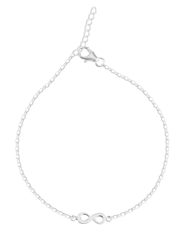 CLARA Sterling Silver Infinity Anklet (Women) - JioMart