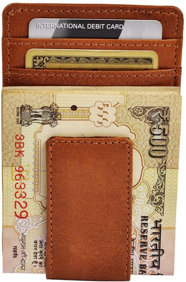 Ratadiya Men Brown Rfid Money Clip - JioMart