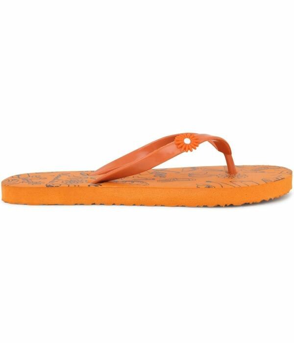 Phonolite Orange Slippers for Women - JioMart