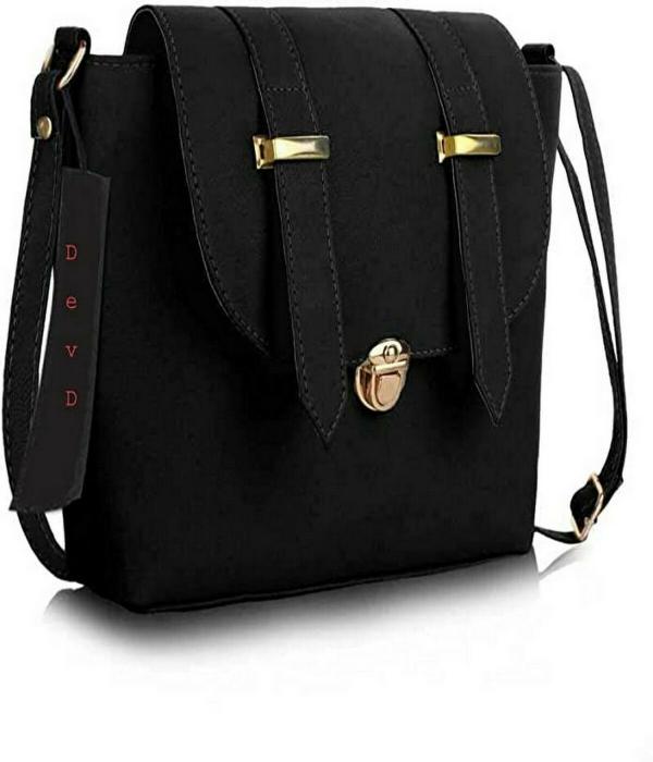 Devd Black Polyethylene Girls Sling Bag - JioMart