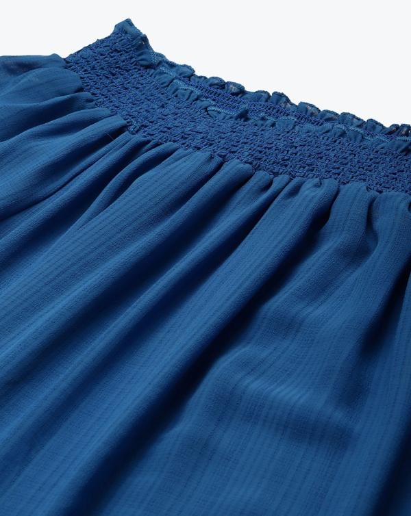 Aarika Womens Blue Color Top - JioMart