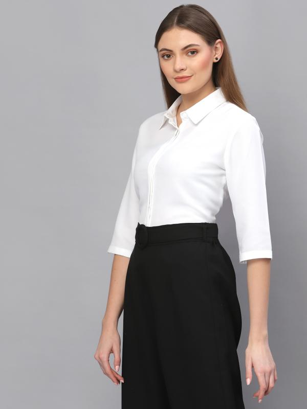 Style Quotient Women White Formal Shirt - JioMart