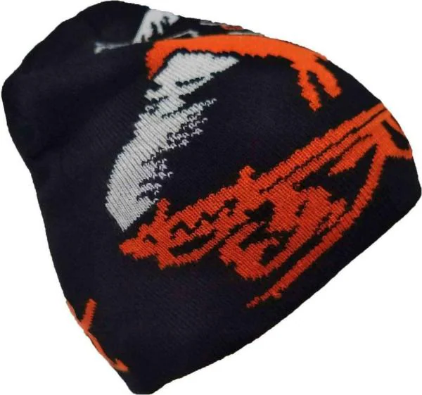 Babji Black and Orange Shivaji Maharaj Beanie Cap - JioMart
