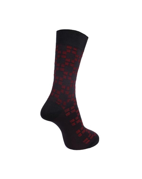 DOLLAR Men's Multicolor Solid Cotton Blend Pack of 3 Full-length Socks ...