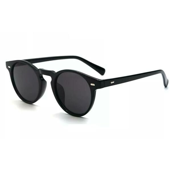 ELEGANTE UV Protected Round Black Sunglasses For Men - JioMart