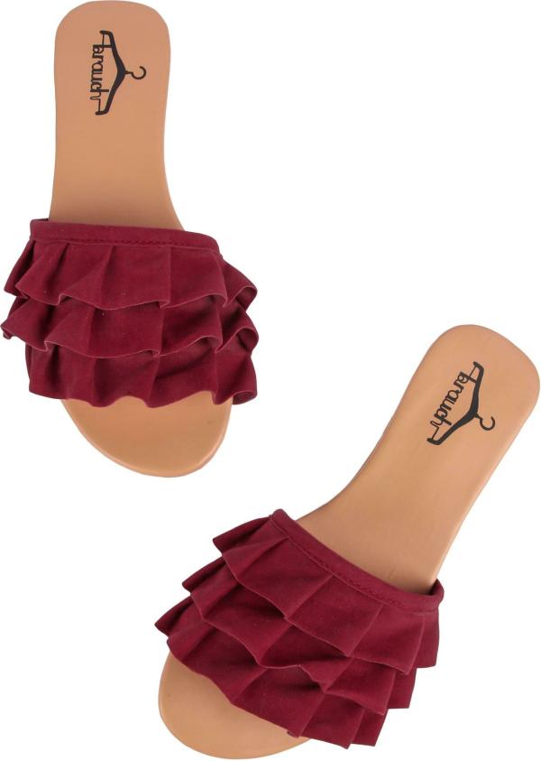 Brauch Maroon Flats Combo - JioMart
