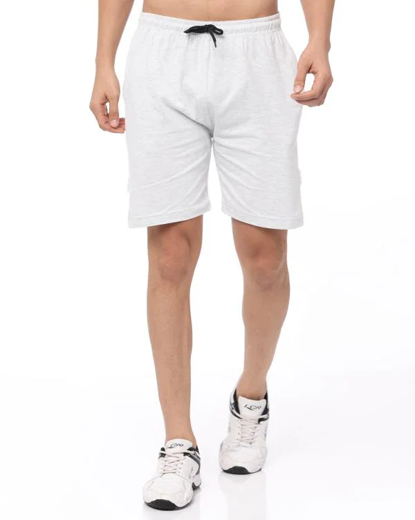 Crepeon Cotton White Shorts for Men (Pack of 1) (L) - JioMart