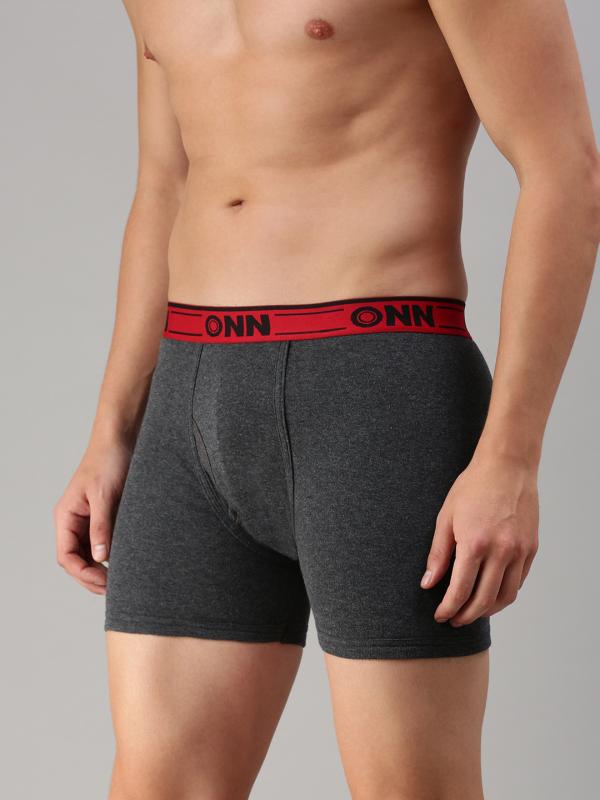 ONN Men Pack of 2 Airforce Blue Solid Basic Trunk - JioMart