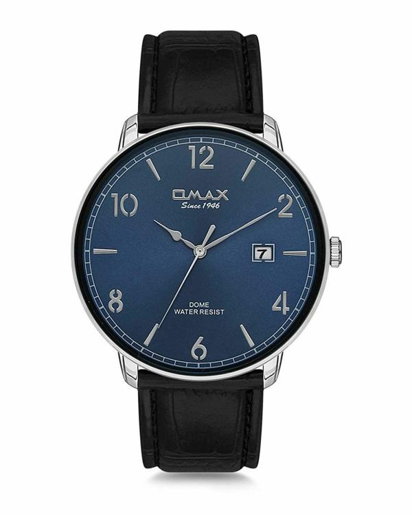 OMAX Analog Black Watch Blue Dial With Black Strap for Men - DCD001P42I ...