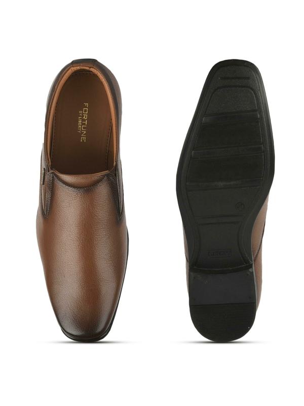 Fortune By Liberty Uvl-34_Brown Formal Shoes For Men - JioMart