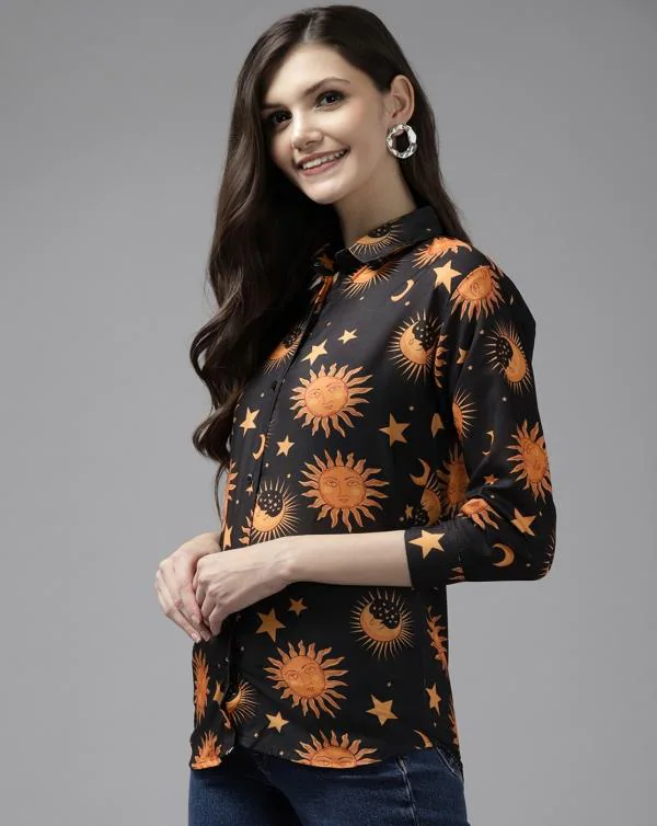 Aarika Womens Black Color Shirt - JioMart