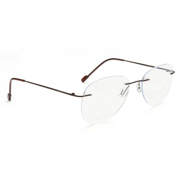 Royal Son Rimless Aviator Spectacle Frame For Men And Women - JioMart