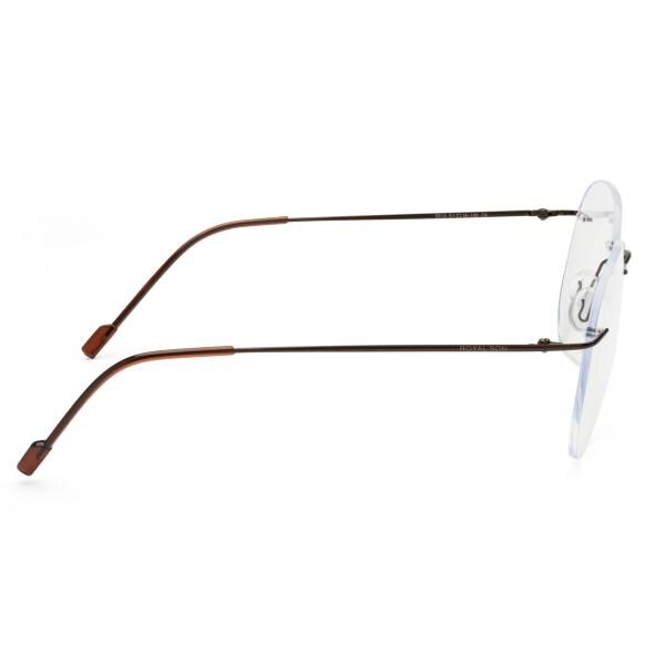 Royal Son Rimless Aviator Spectacle Frame For Men And Women - JioMart
