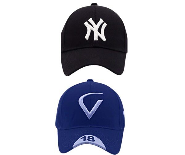 CLASSYMESSI COMBO Cap for Men and Women NY or VIRAT Cotton Blend Cap ...