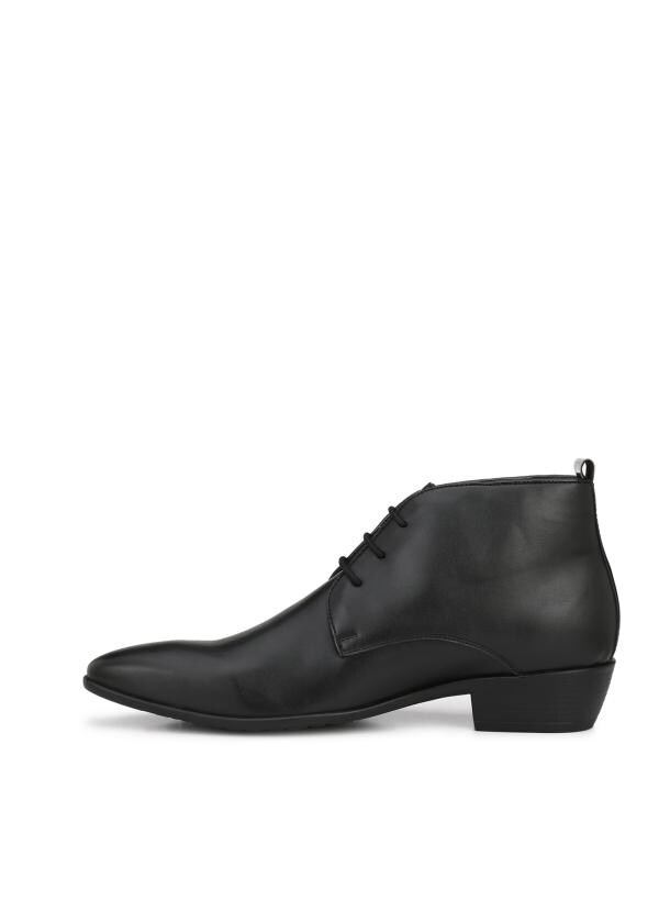 Delize mens Black Derby Boots - JioMart
