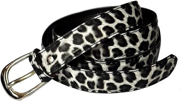 Havy Women Black and White Tiger Print Belt - JioMart