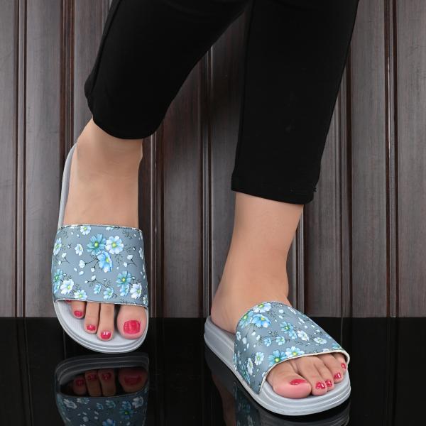 YUUKI PETAL GREY Sliders For Women - JioMart
