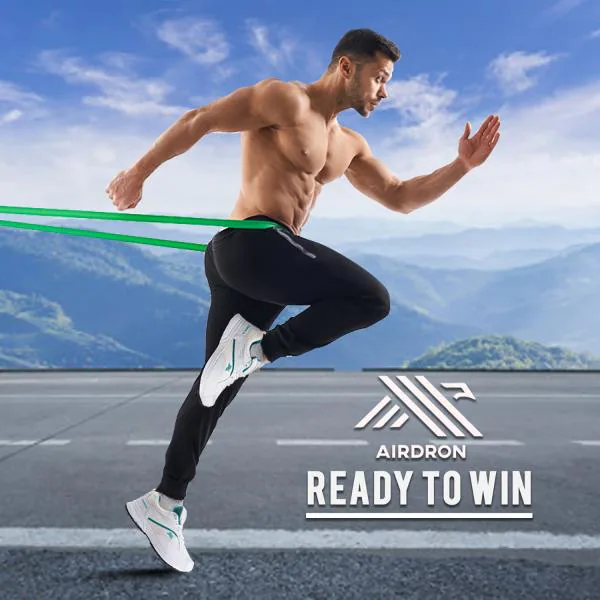 Airdron Oxygen Running Shoes for Men (White/Blue) - JioMart