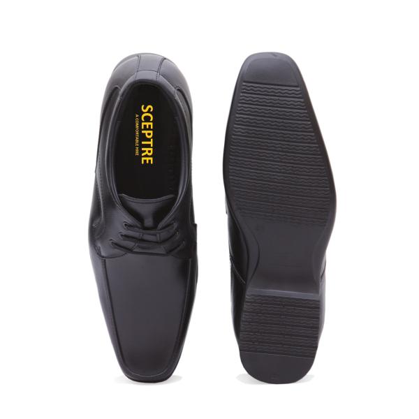 SCEPTRE Black Genuine Leather OFFICE shoes and PARTY wear Formal Shoes ...
