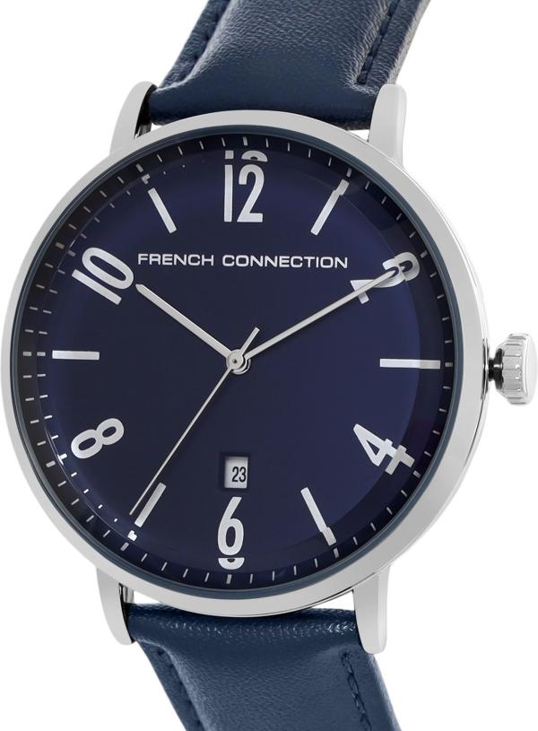 French Connection Analog Blue Dial Blue Strap Watch For Men - JioMart