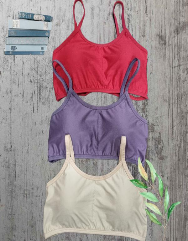 Fresh Look Red & Skin & Jamni color heavy Padded Full Coverage Women ...