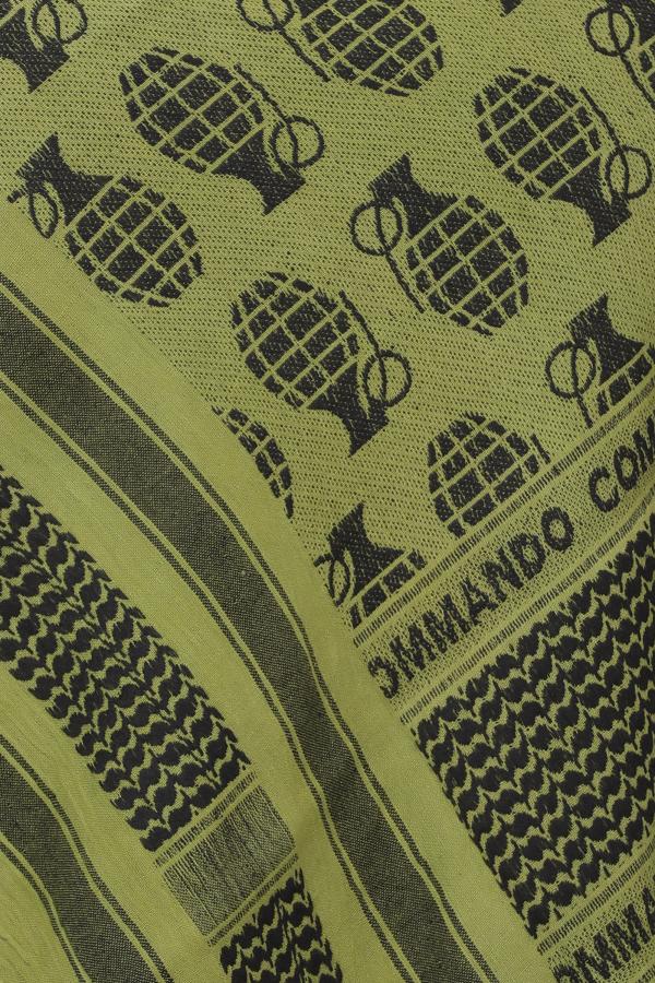 AXOLOTL Pure Cotton Afghani Shemagh Commando Scarf (101x101 cm) Olive ...