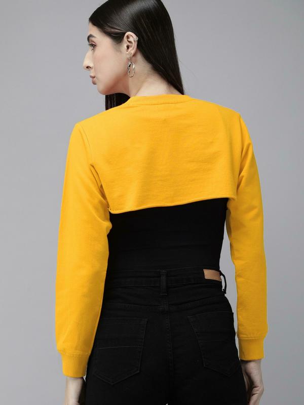 The Dry State Women Solid Yellow Coloured Top - JioMart