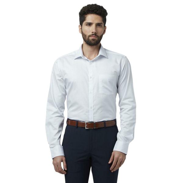 Park Avenue Men Formal Light Blue Shirt - JioMart