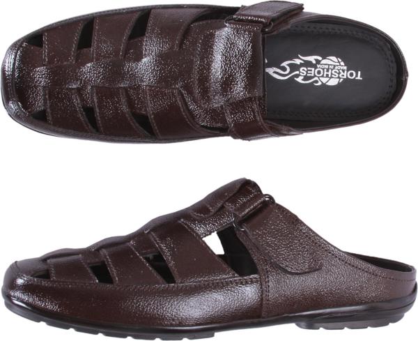 Tor Shoes Men Sandal- 9 (Brown) - JioMart