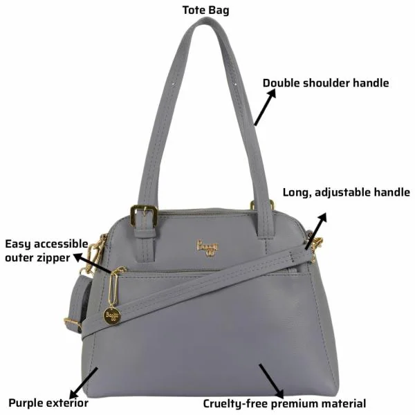 Baggit Women's Purple Pvc Handheld Bag - JioMart