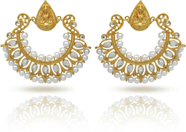 Mahi Gold-Plated Chandbali Earring (Women) - JioMart