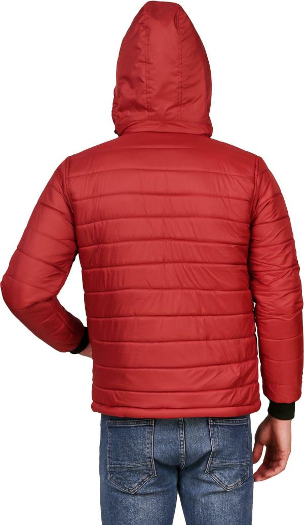 Christy World Men Maroon Quilted Jacket - JioMart