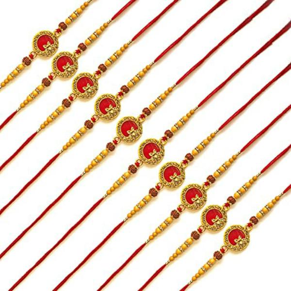 Evento Trading Wool Rakhi With Roli Chawal For Men (Pack Of 10) - JioMart