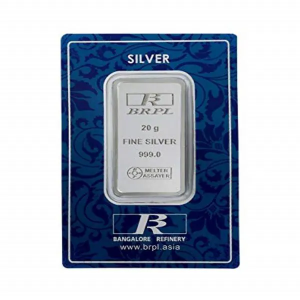 Bangalore Refinery 999 Silver Bar 20g - JioMart