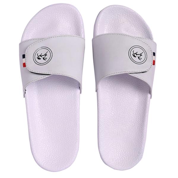 Simsan Printed White Sliders for Men - JioMart