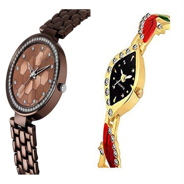 Crispy Analog Multicolor Dial Strap Watch For Women - JioMart