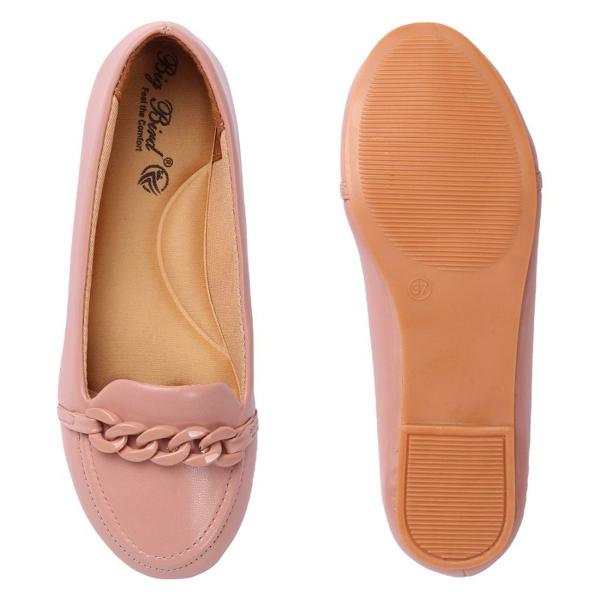 BIG BIRD Beige Laser Cut Synthetic Leather Bellies for Women Stylish ...