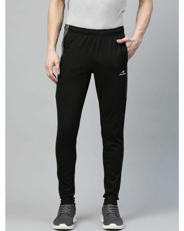 ALCIS Men Solid Black Track Pant - JioMart
