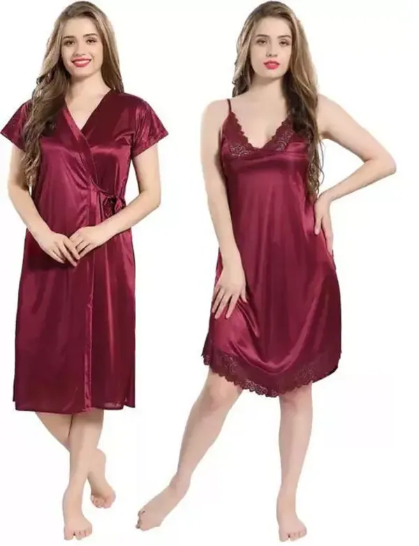 LOOKPLUS Honeymoon/ Sleepwear /Night Dress sett | Sexy Nighty | Hot ...