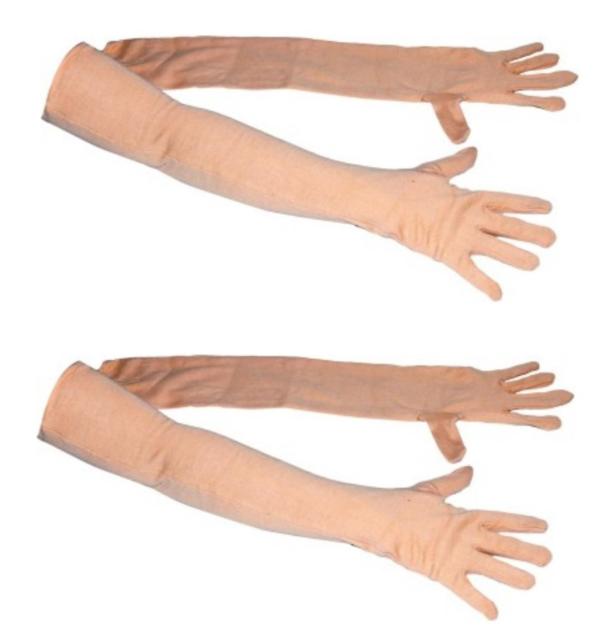 Cotson Beige Cotton Riding Gloves For Hot Summer And Tanning Protection ...