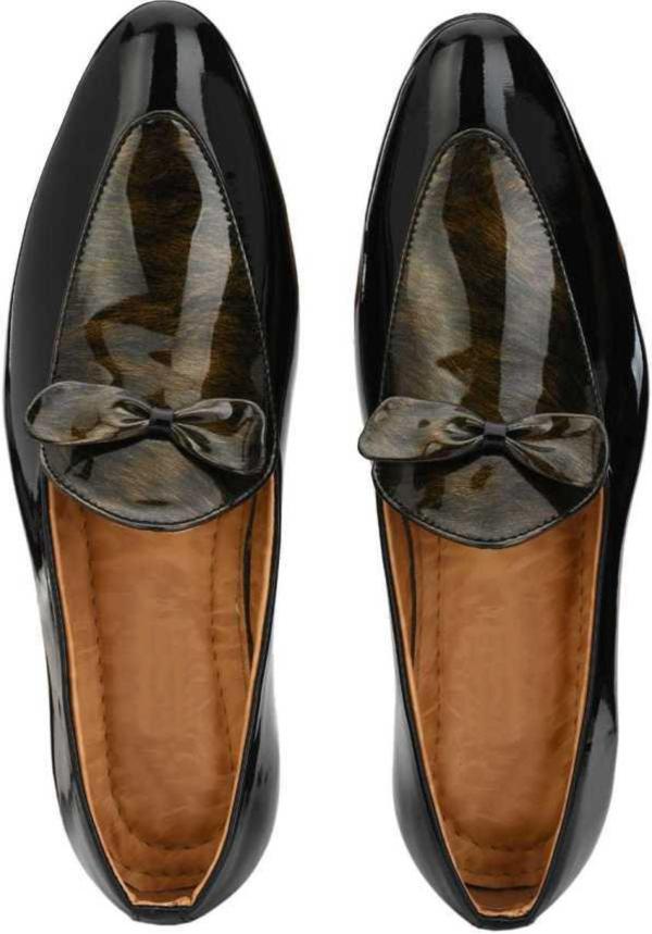 DLS Men Black Synthetic Leather Shoes - JioMart