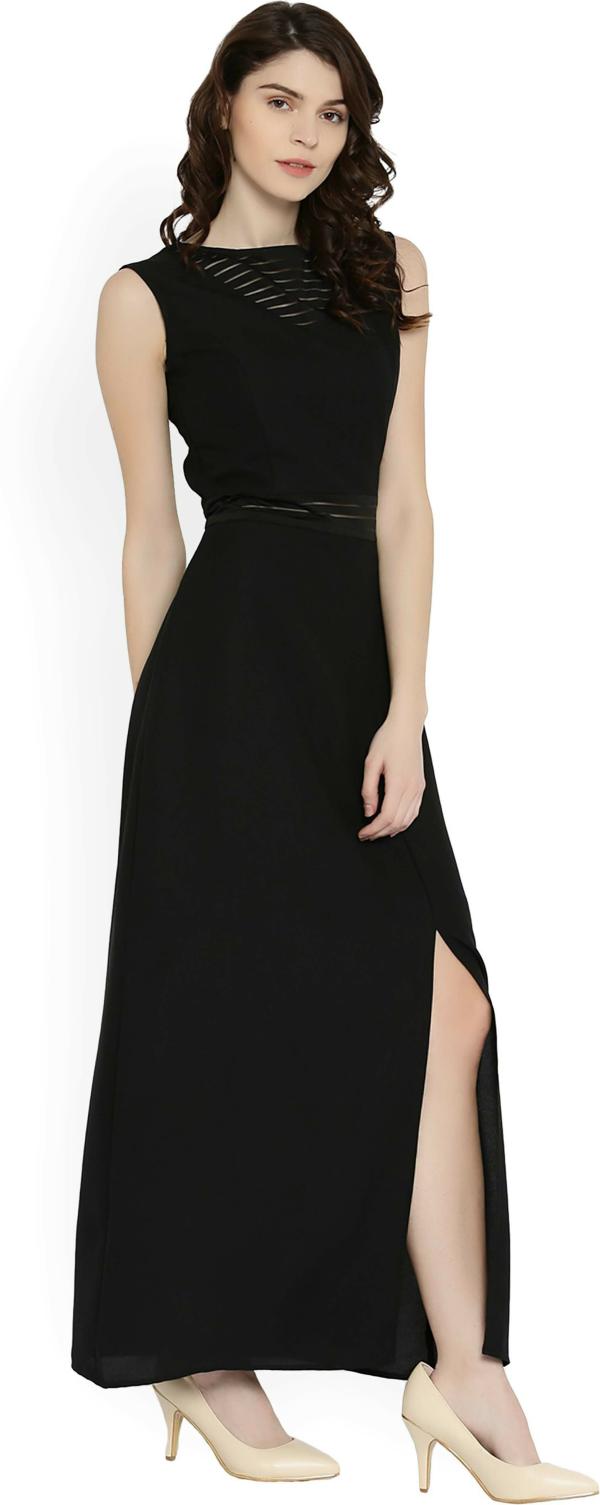 Rare Women Black Solid Dress - JioMart