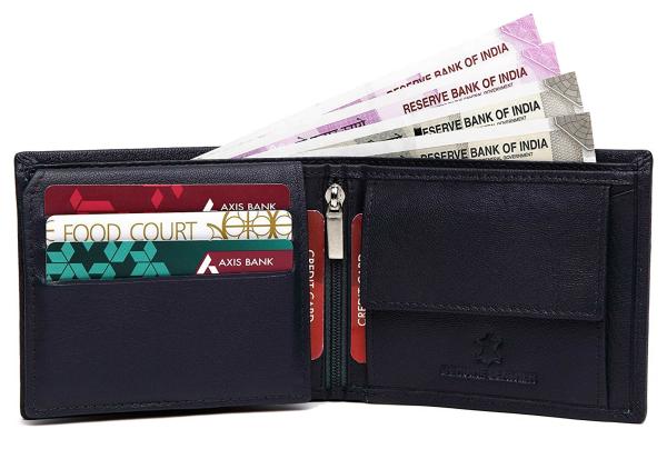 Wildhorn Men Blue Wallet Combo Set - JioMart