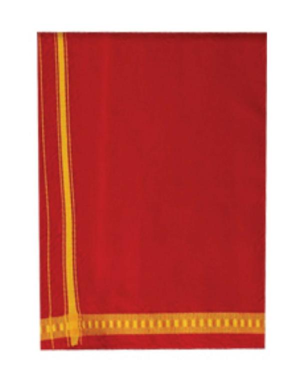 TAVASU Pentex Swamy 02m Colored Cotton Dhoti -Pack of 03 Dhotis of 03 ...