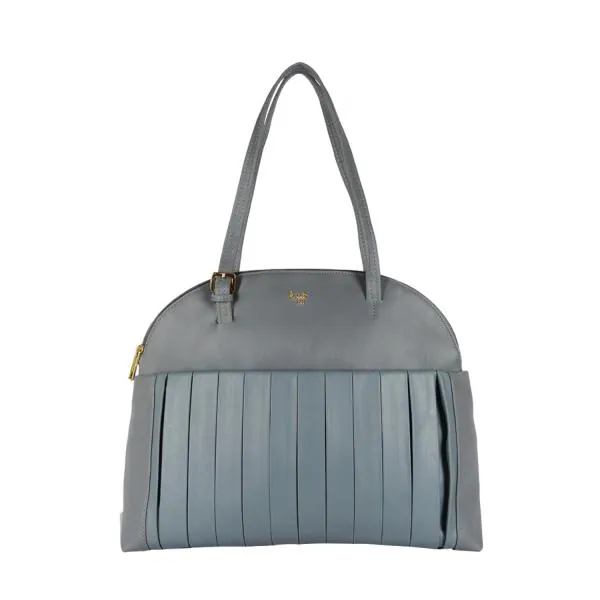 Baggit Women's Blue Pvc Bowling Handbag - JioMart