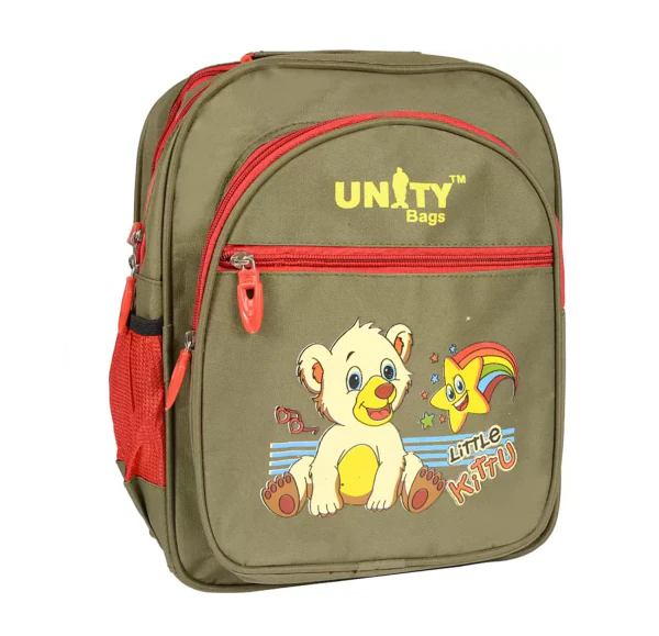 Unity Bags Cartoon Print Kids School Bag for Boys / Girls- Green - JioMart