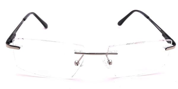 Rsinc Silver and Black Rimless Spectacle Frame - JioMart