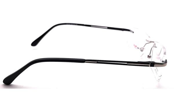 Rsinc Silver and Black Rimless Spectacle Frame - JioMart