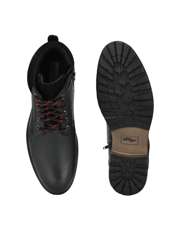 Delize Mens Black Derby Boots - JioMart