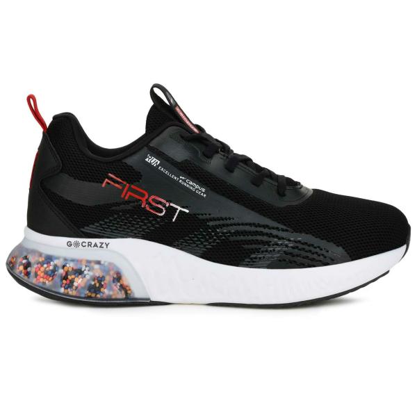 Campus Men FIRST Running Shoes BLK/RED - JioMart